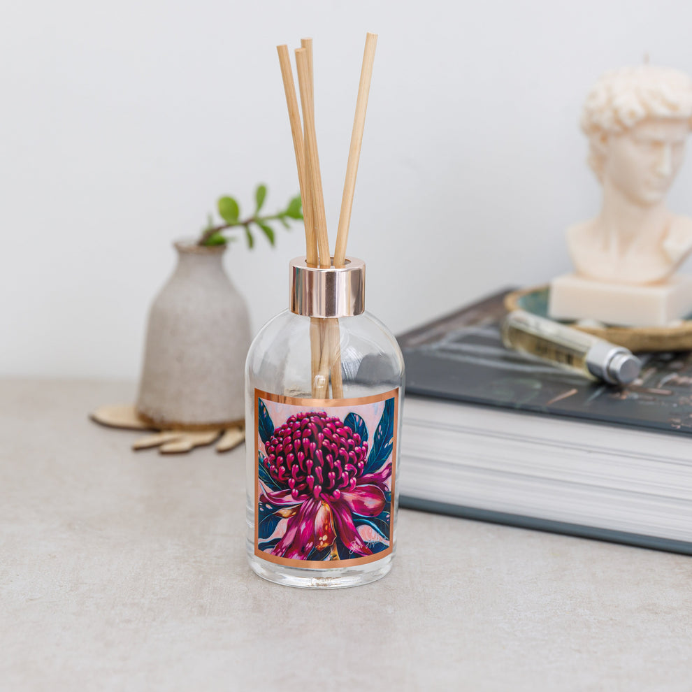 Australian artist reed diffuser | Kakadu plum | 200ml | Aroma Pot Candles