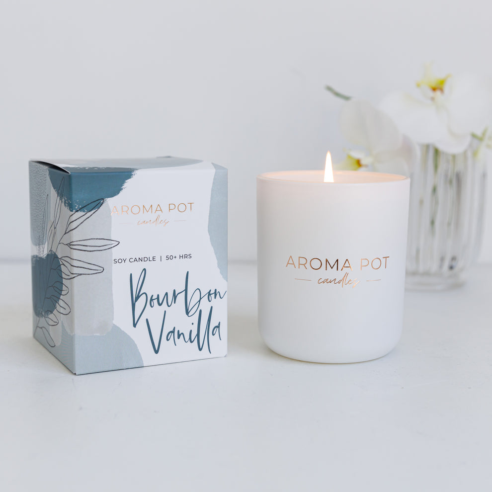 Aroma Pot Classic Candle | Bourbon Vanilla | 50+hrs – Aroma Pot Candles